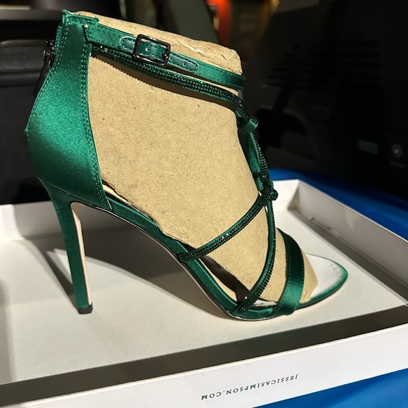 Jessica Simpson | Shoes | Jessica Simpson Emerald Green Stiletto Heels ...